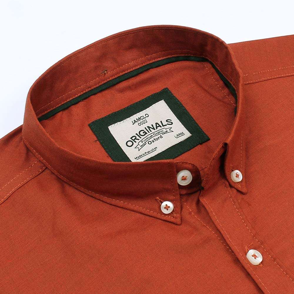 Dark Pastel Red Oxford Shirt – Chinows